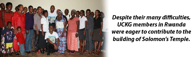 Example of faith in Rwanda - Universal Church of the Kingdom of God