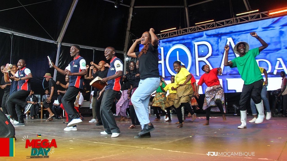 FJU Moçambique: evento “Mega Day” reuniu cerca de 29 mil jovens do país